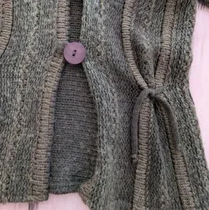Vintage | Sweaters | Y2k Whimsygoth Fairycore Green Knit Big Button ...